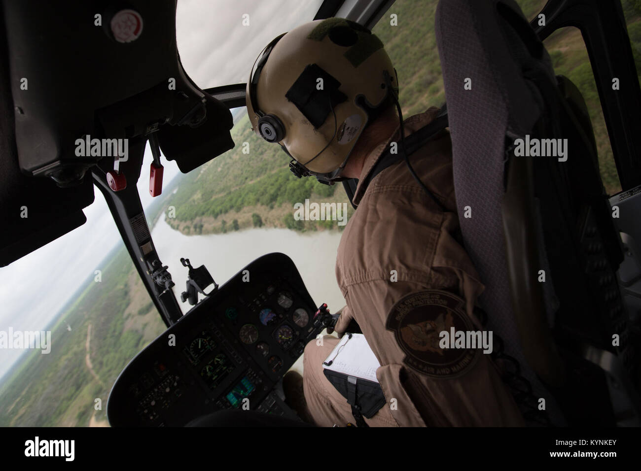 A U.S. Customs and Border Protection Air and Marine Operations pilot ...