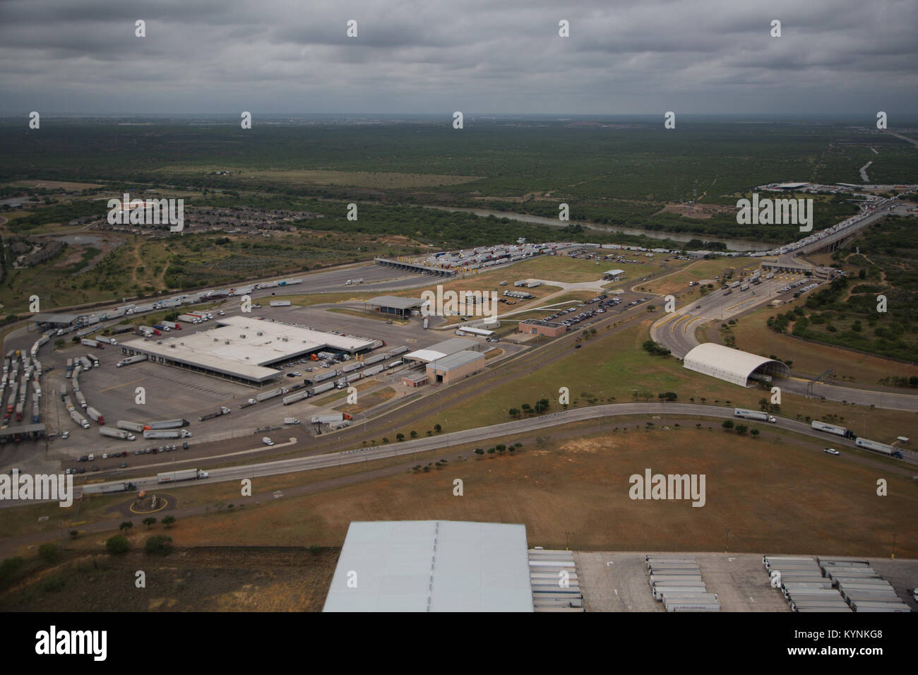 U S Customs And Border Protection Check Trucks Inbound To The United