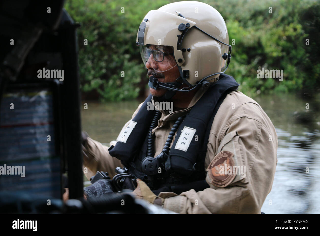 A CBP Air and Marine Operations aircrew from Miami helps evacuate ...