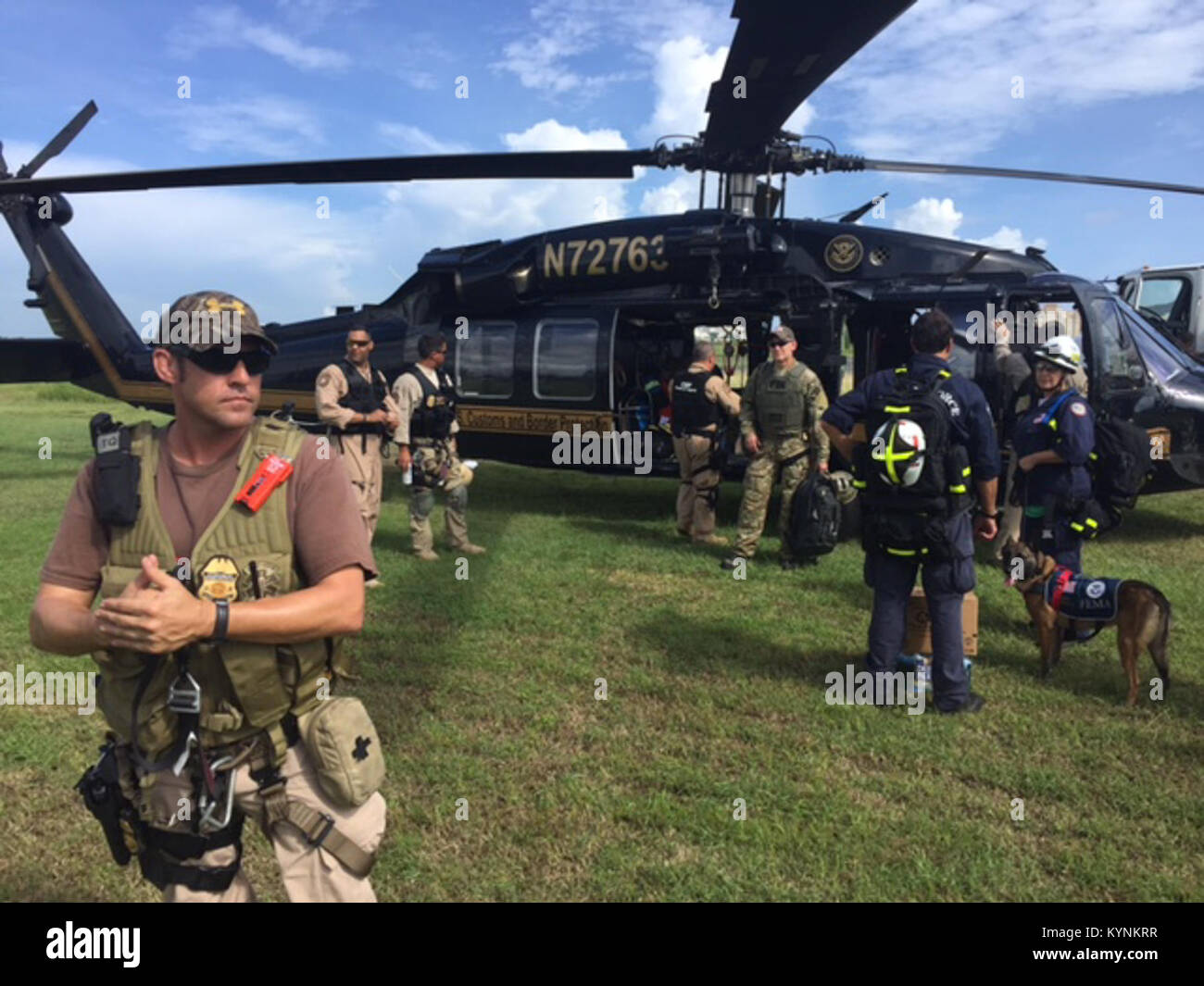 Cbp Air And Marine Operations Prepares A Uh 60 Black Hawk Helicopter To