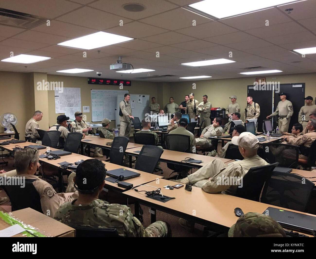 Air and Marine Operations aircrews in Conroe, Texas, prepare for ...