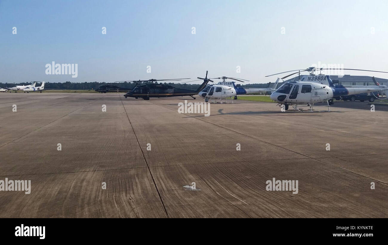 Air and Marine Operations crews in Conroe, Texas, were prepared for ...