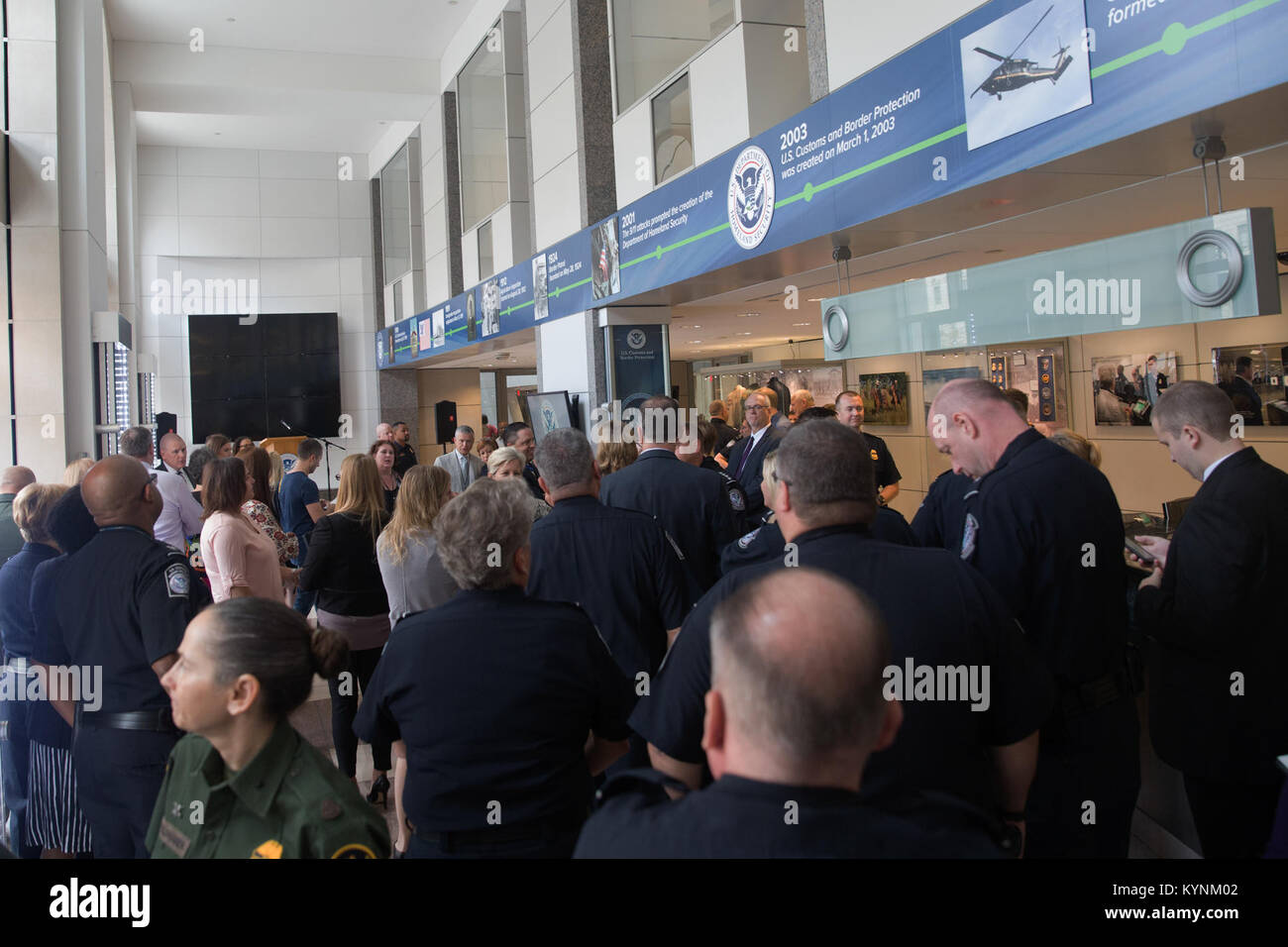 CBP hosted the Hall of Honor history exhibit opening at their ...