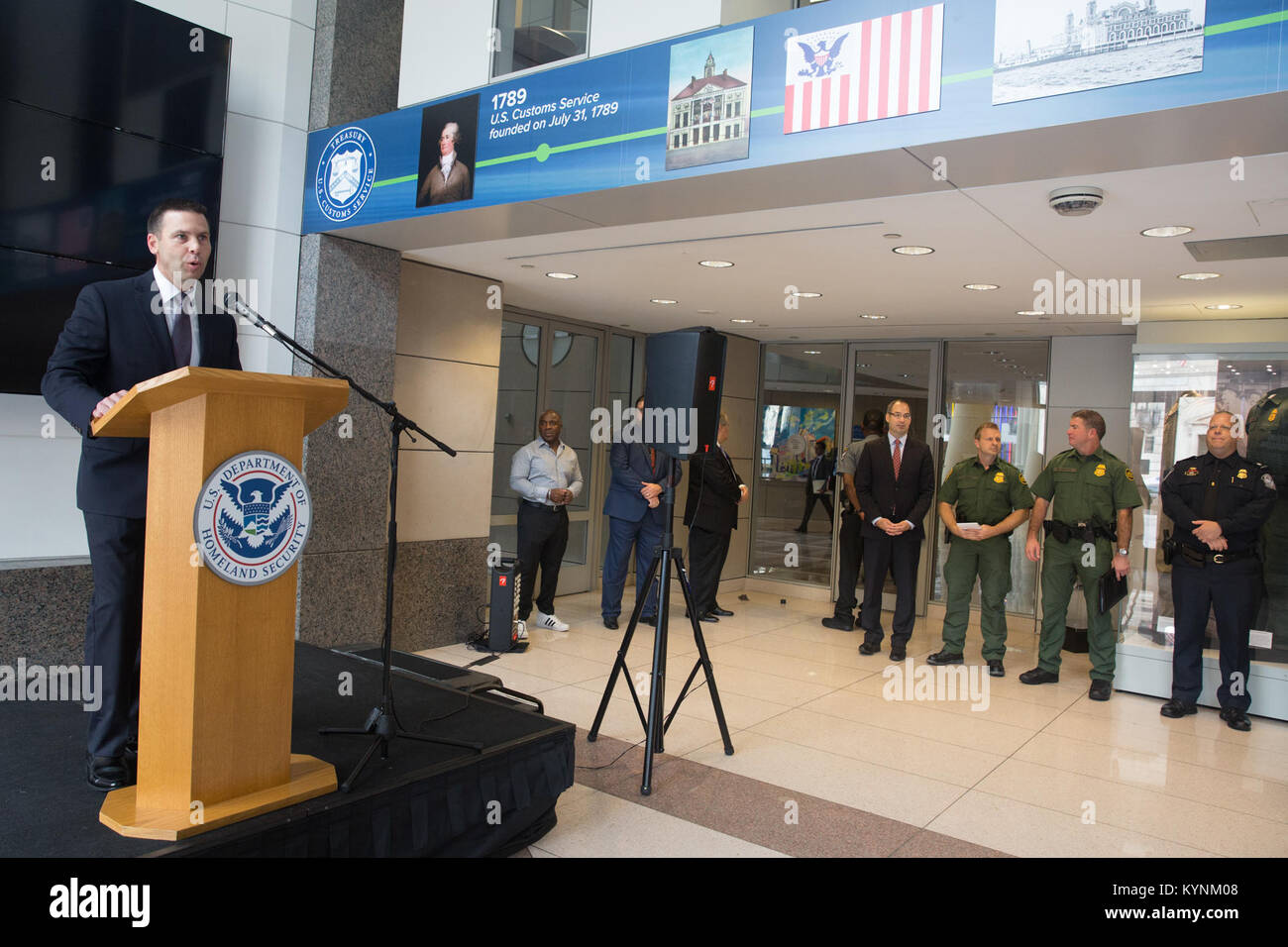 The U.S. Customs and Border Protection hosted the Hall of Honor history ...