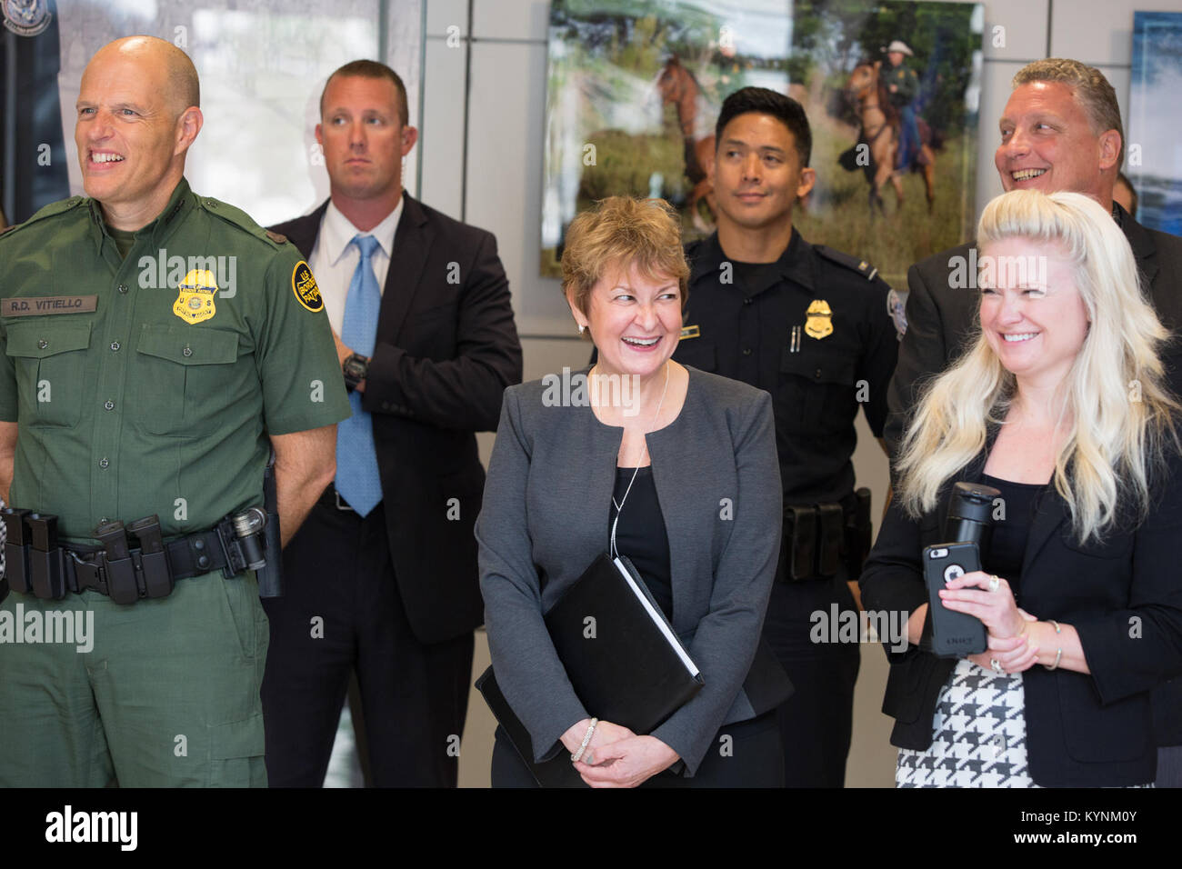 The Hall of Honor exhibit at U.S. Customs and Border Protection ...