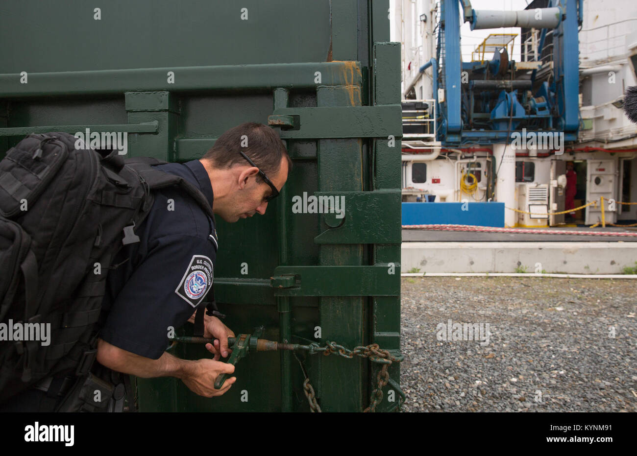 Officers with the U.S. Customs and Border Protection, Office of Field ...