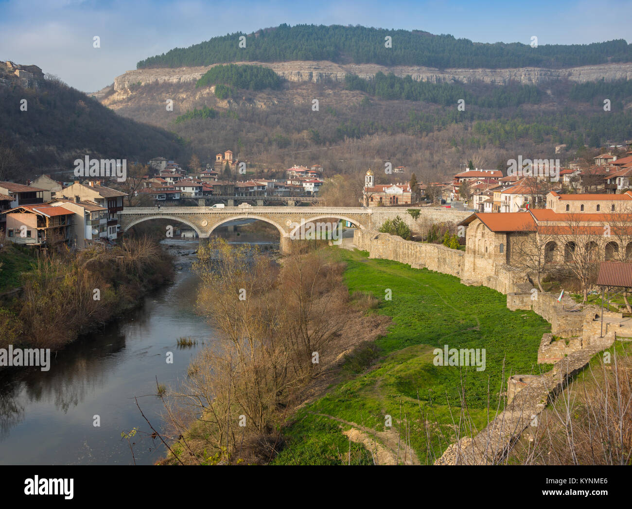 Old Tsarevets Fortress in Veliko Turnovo, Bulgaria Stock Photo - Alamy