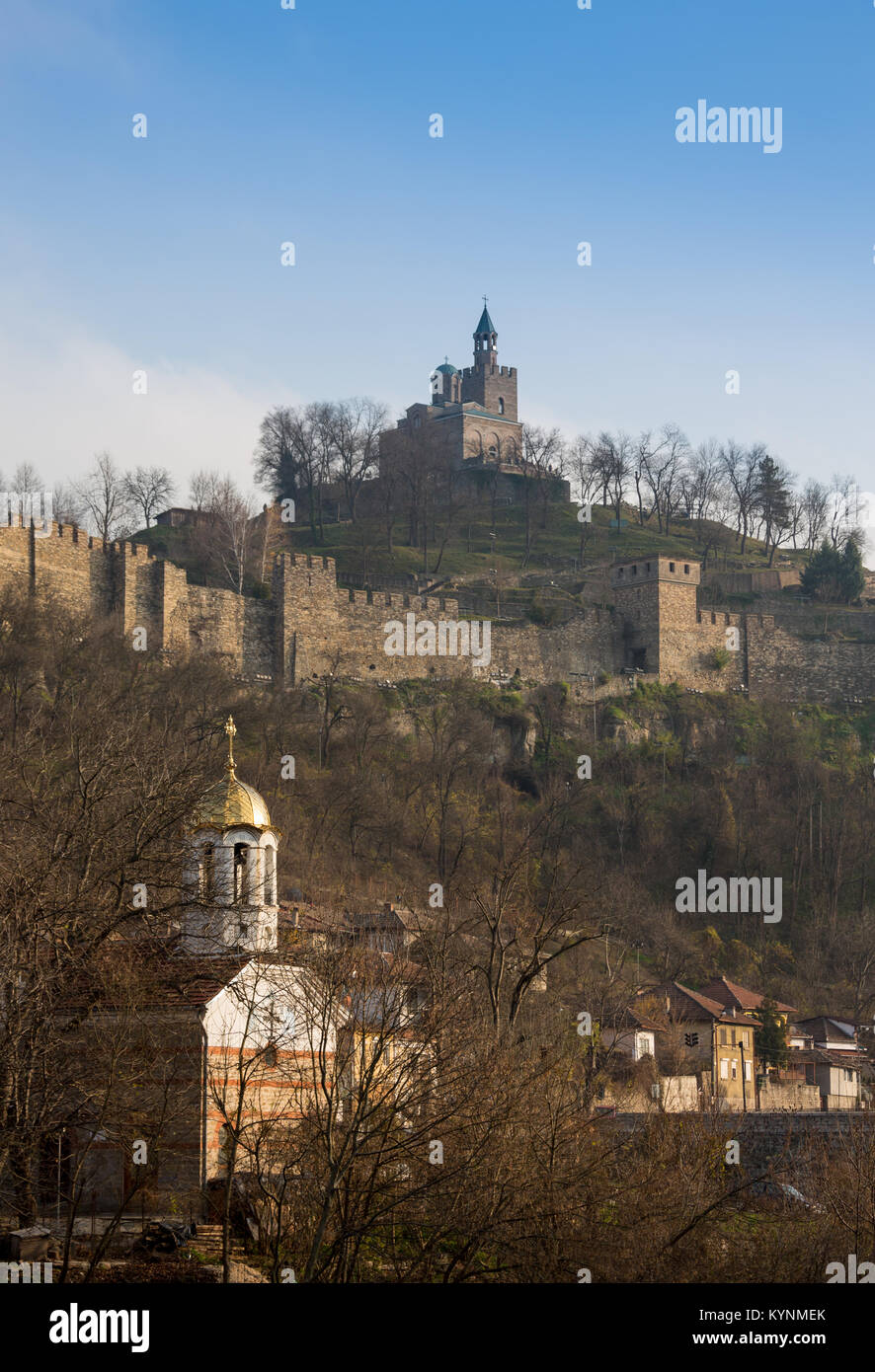 Old Tsarevets Fortress in Veliko Turnovo, Bulgaria Stock Photo - Alamy