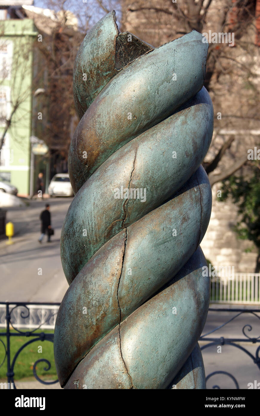 Snake column in Istanbul, Turkey Stock Photo - Alamy