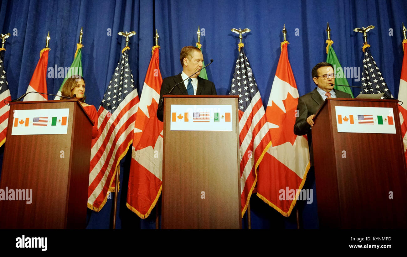 Chrystia freeland nafta hi-res stock photography and images - Alamy