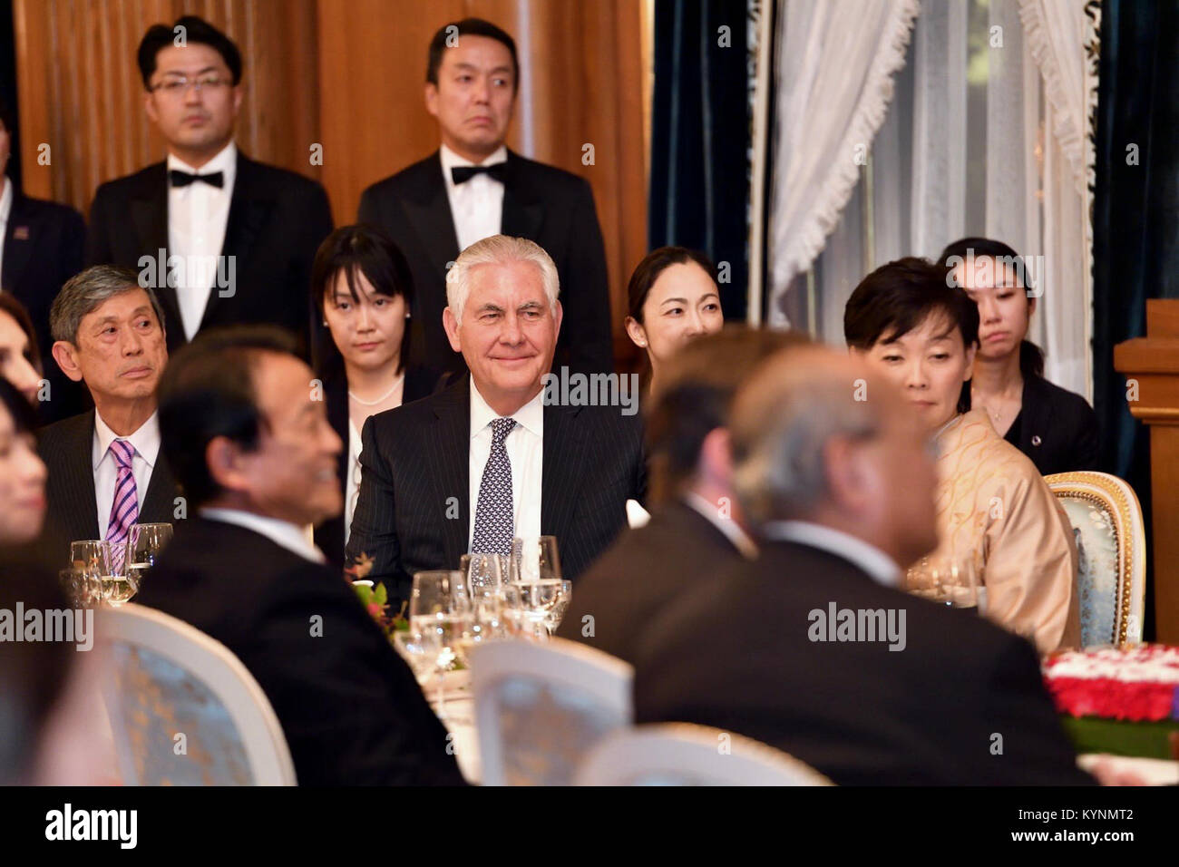 Japan state banquet 2017 hi-res stock photography and images - Alamy