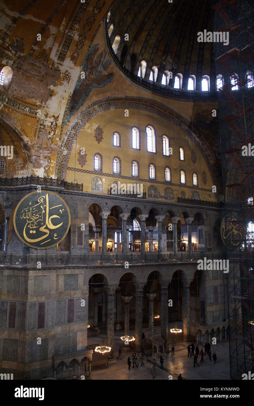 Inside Hagya Sophya in Istanbul, Turkey Stock Photo - Alamy
