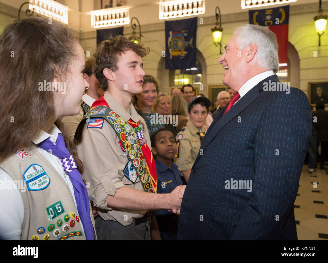 On December 8, 2017, U.S. Secretary of State Rex Tillerson met with ...