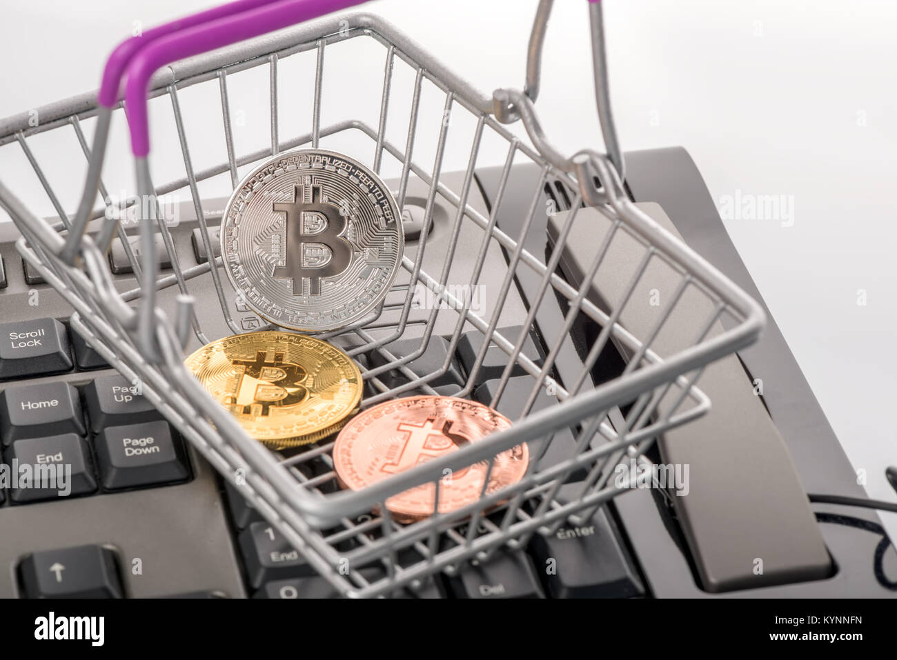 Coins money in cart hi-res stock photography and images - Alamy