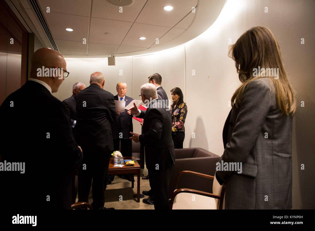 President Donald J. Trump and First Lady Melania Trump at the United ...