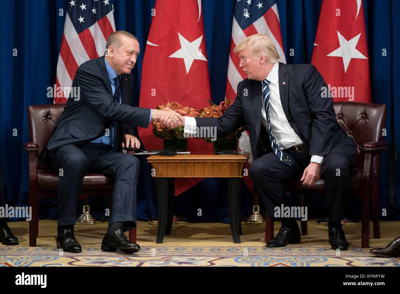 A significant moment captured during a U.S. government event, focusing ...
