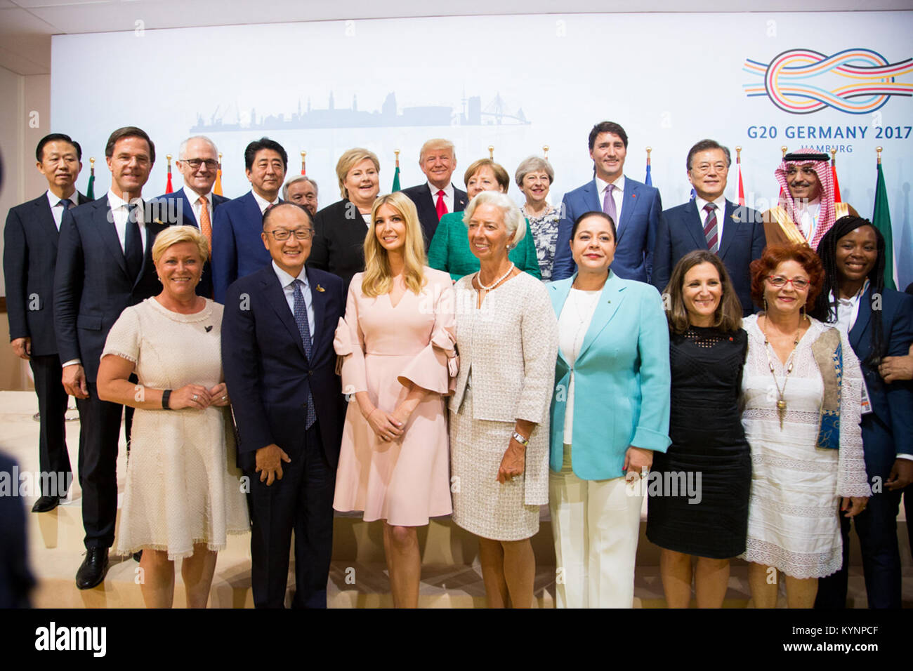 President Donald Trump attended the 2017 G20 Summit in Hamburg, Germany ...