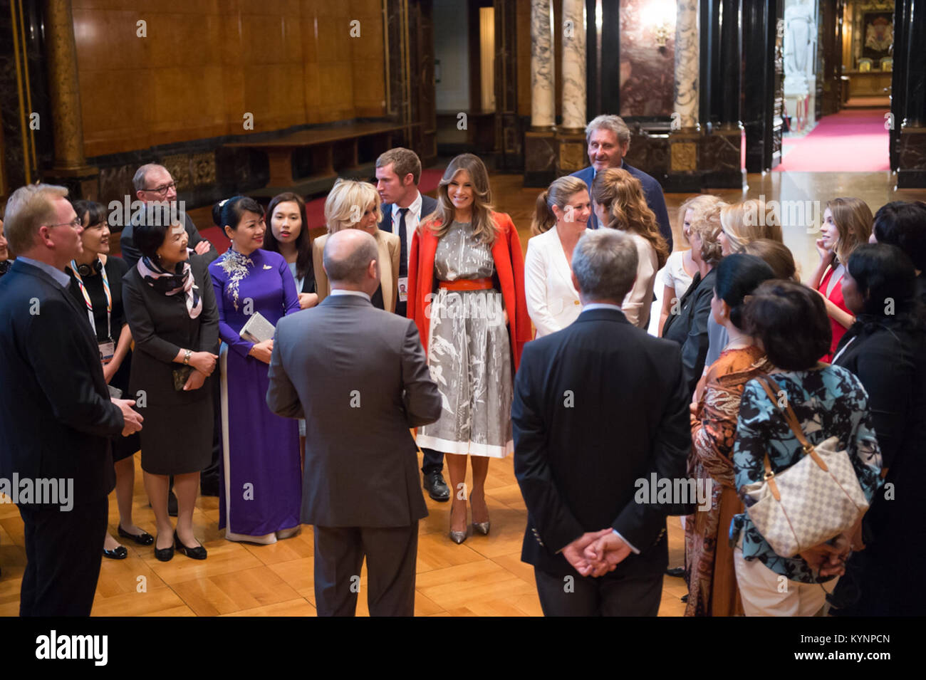 First Lady Melania Trump attended the G20 Summit in Hamburg, Germany ...