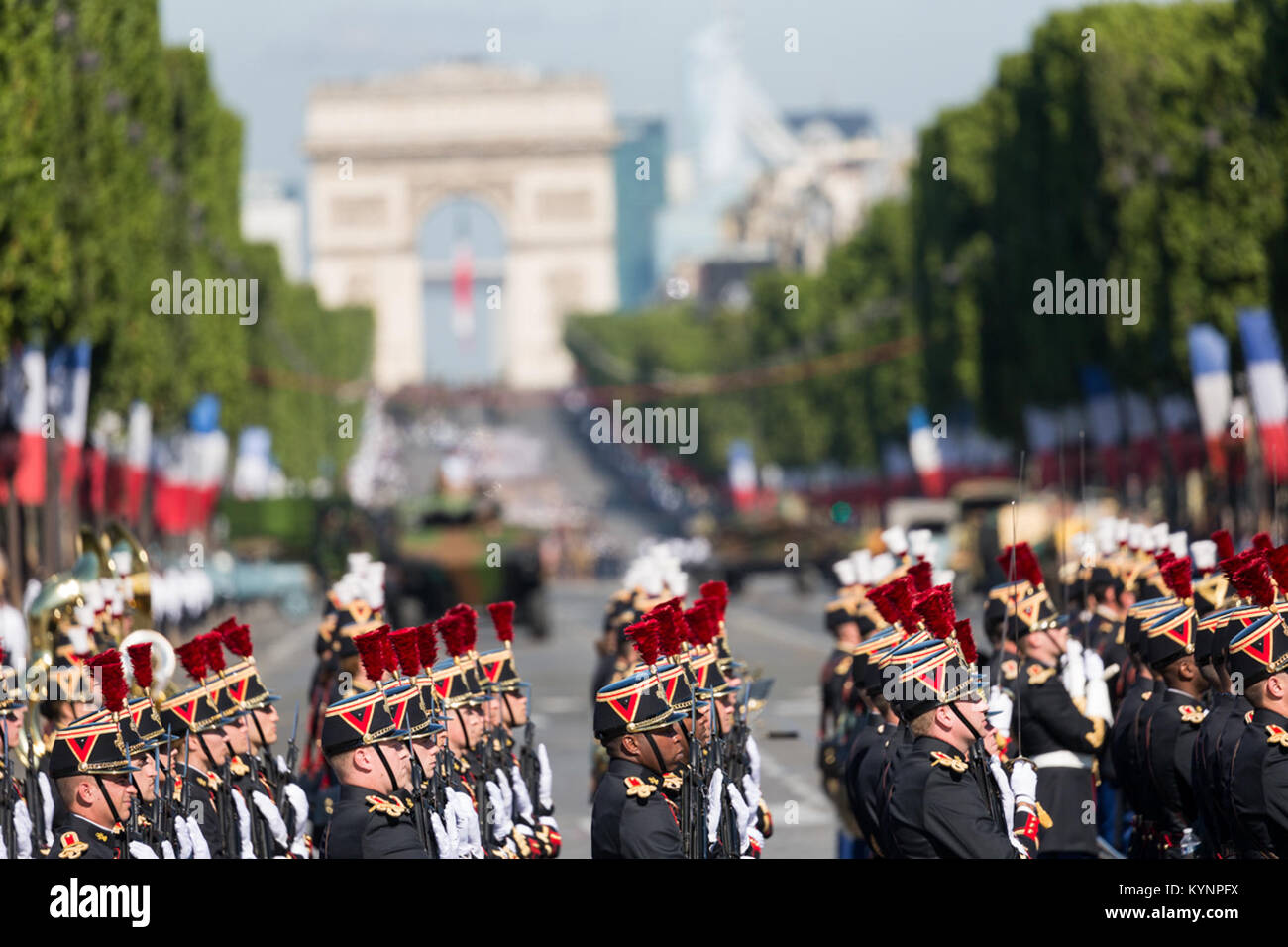 President Donald Trump attended the French National Day Parade on July ...