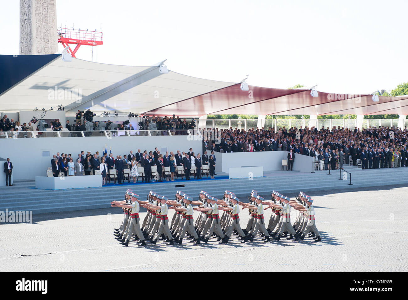 On July 14, 2017, President Trump attended the French National Day ...