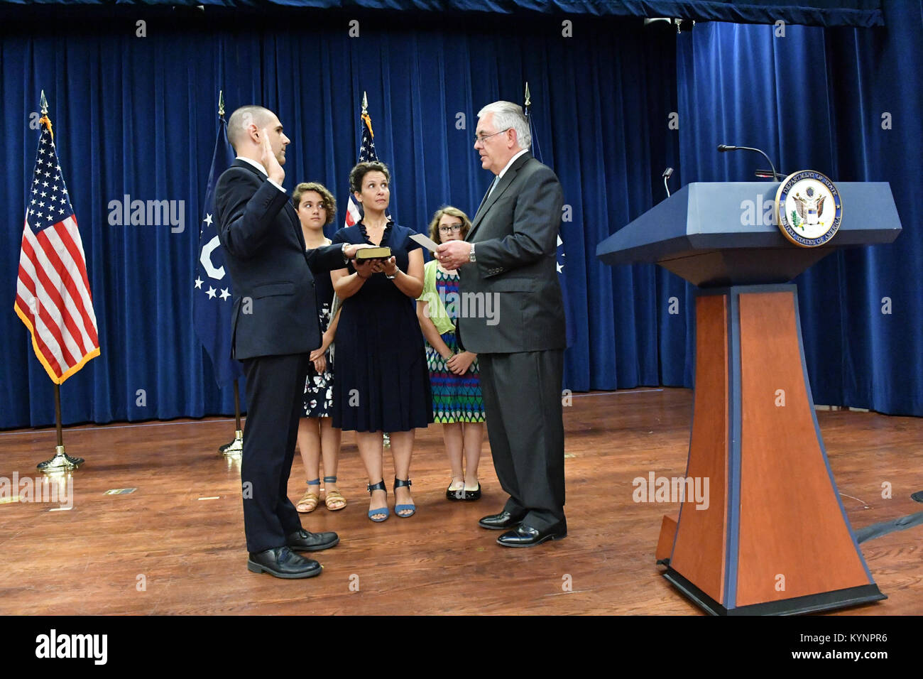 Secretary of State Rex Tillerson swore in Carl Risch as Assistant ...