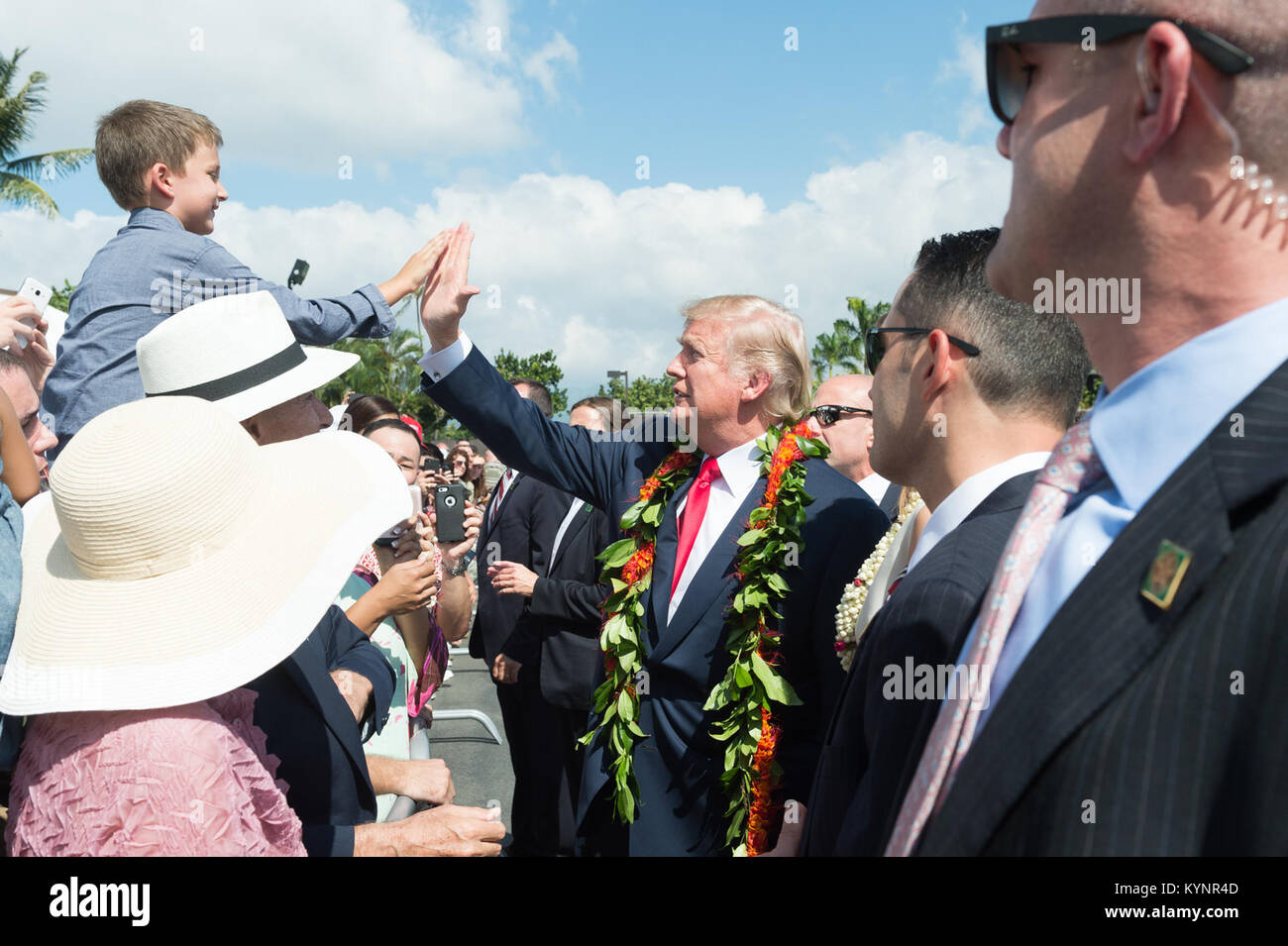 President Donald J. Trump and First Lady Melania Trump visited Hawaii ...