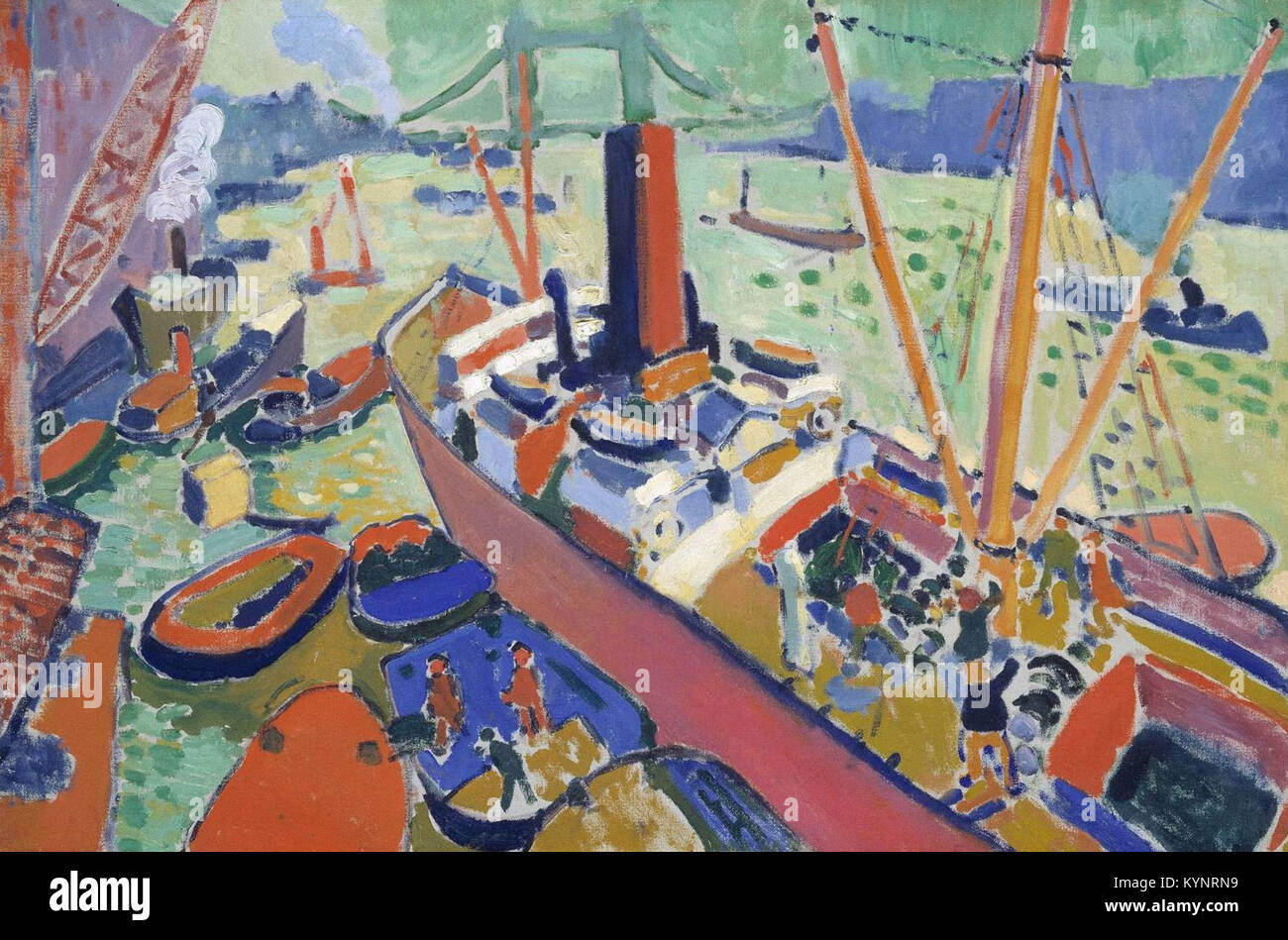 André Derain The Pool of London Stock Photo - Alamy