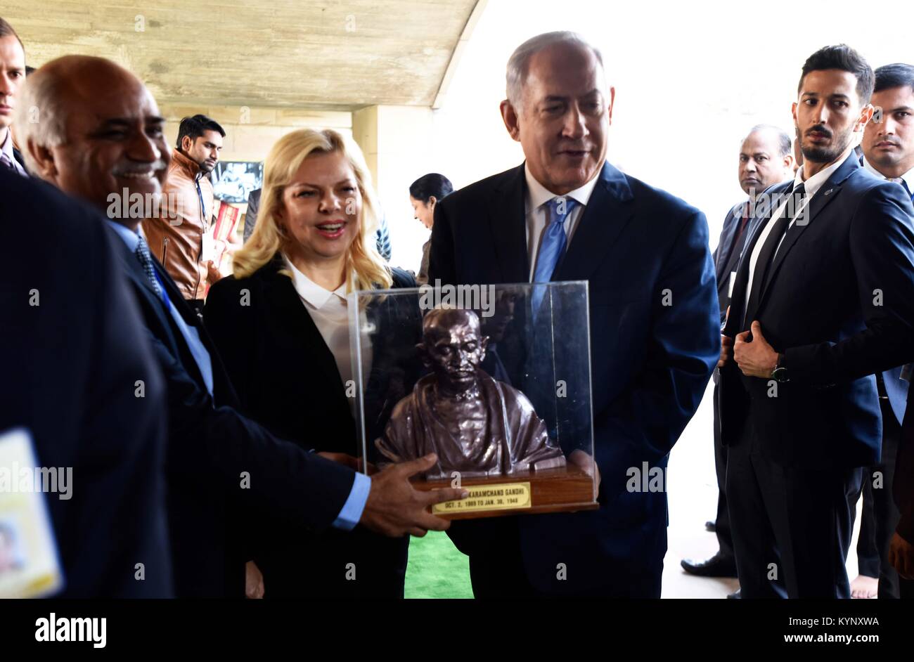 NEW DELHI, INDIA - JANUARY 15: Israeli Prime Minister Benjamin ...