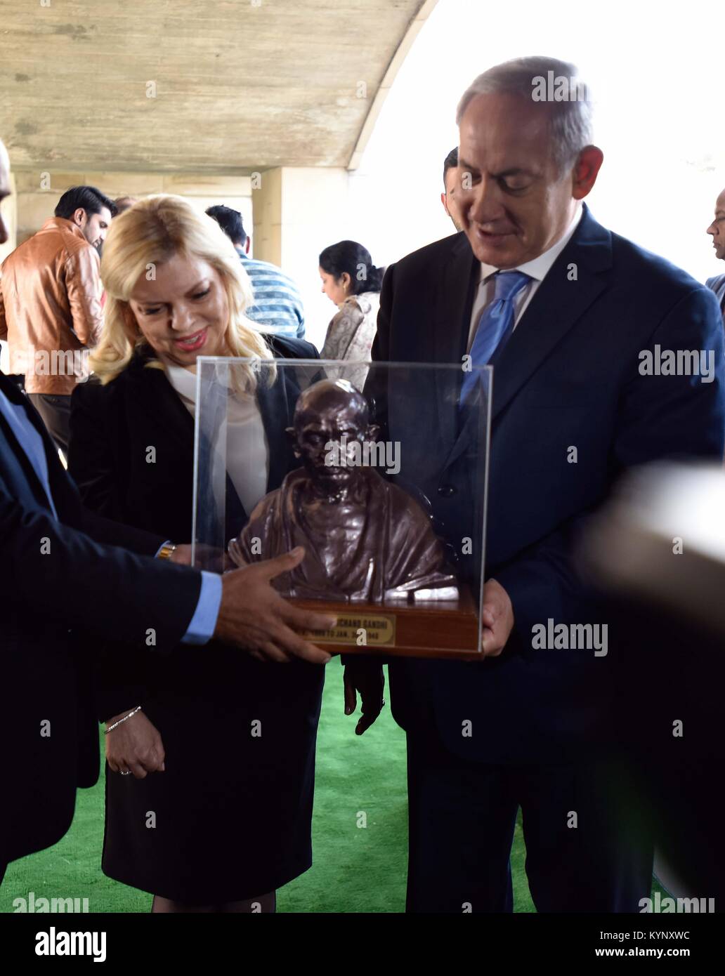 NEW DELHI, INDIA - JANUARY 15: Israeli Prime Minister Benjamin ...
