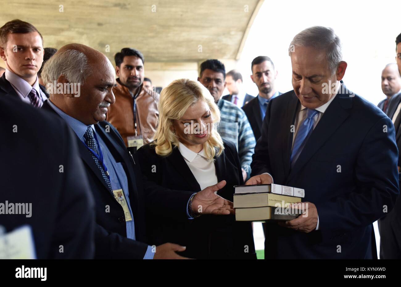 NEW DELHI, INDIA - JANUARY 15: Israeli Prime Minister Benjamin ...