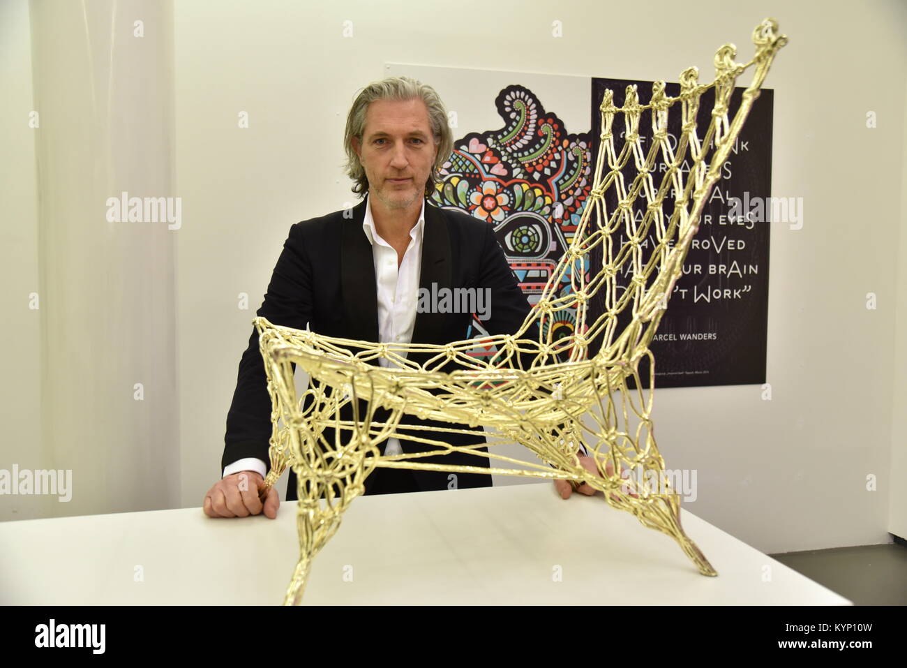 Cologne, Germany. 14th Jan, 2018. The Dutch designer Marcel Wanders ...