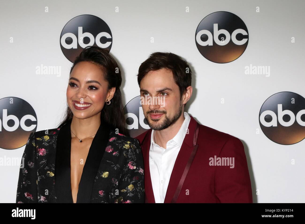 Amber Stevens West, Andrew J West at arrivals for Disney ABC Television ...