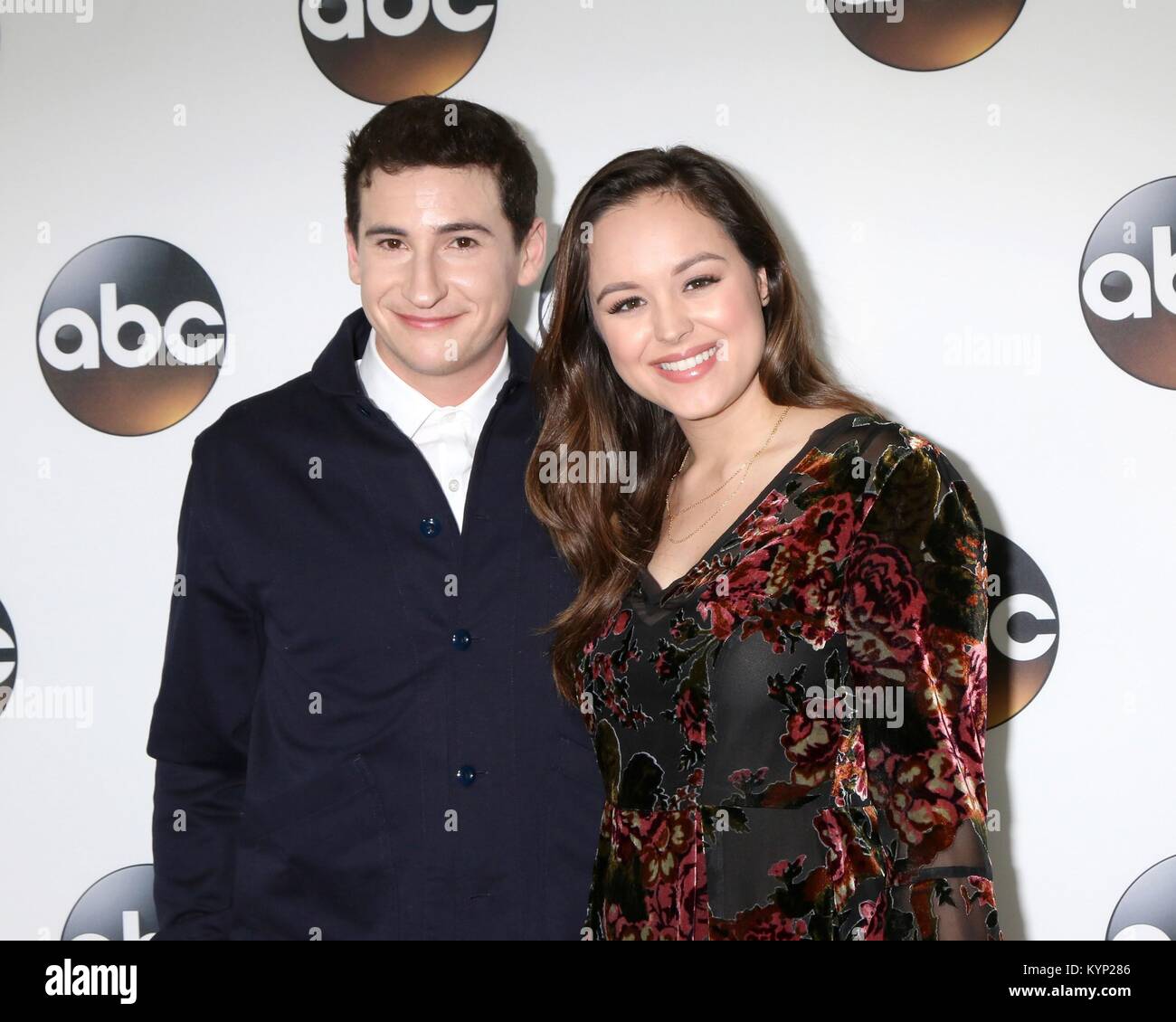 Pasadena, CA. 8th Jan, 2018. Sam Lerner, Hayley Orrantia at arrivals ...