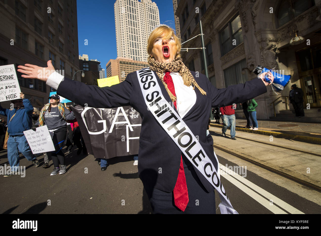Atlanta, USA. 15th Jan, 2018. Thousands of people gathered in Atlanta ...