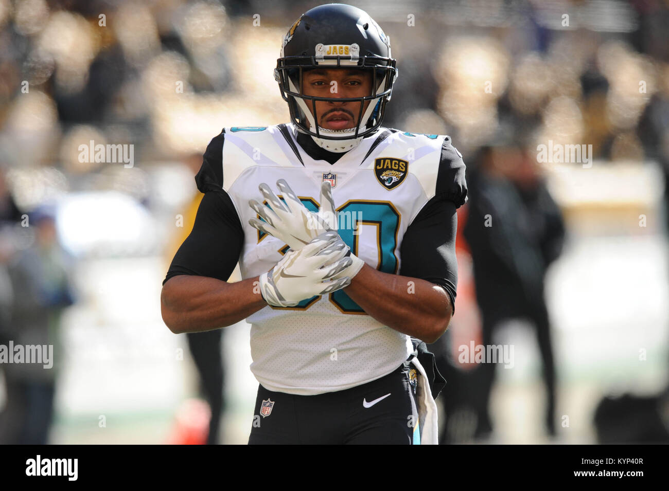 Jan 14th, 2018: Jaguars Corey Grant #30 during the Jacksonville Jaguars ...