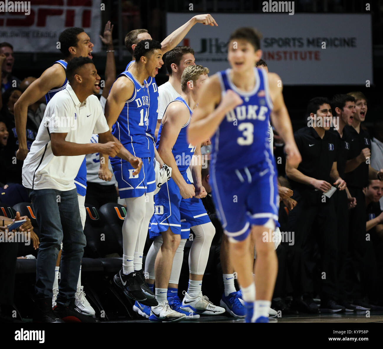Duke blue devils bench hi-res stock photography and images - Alamy