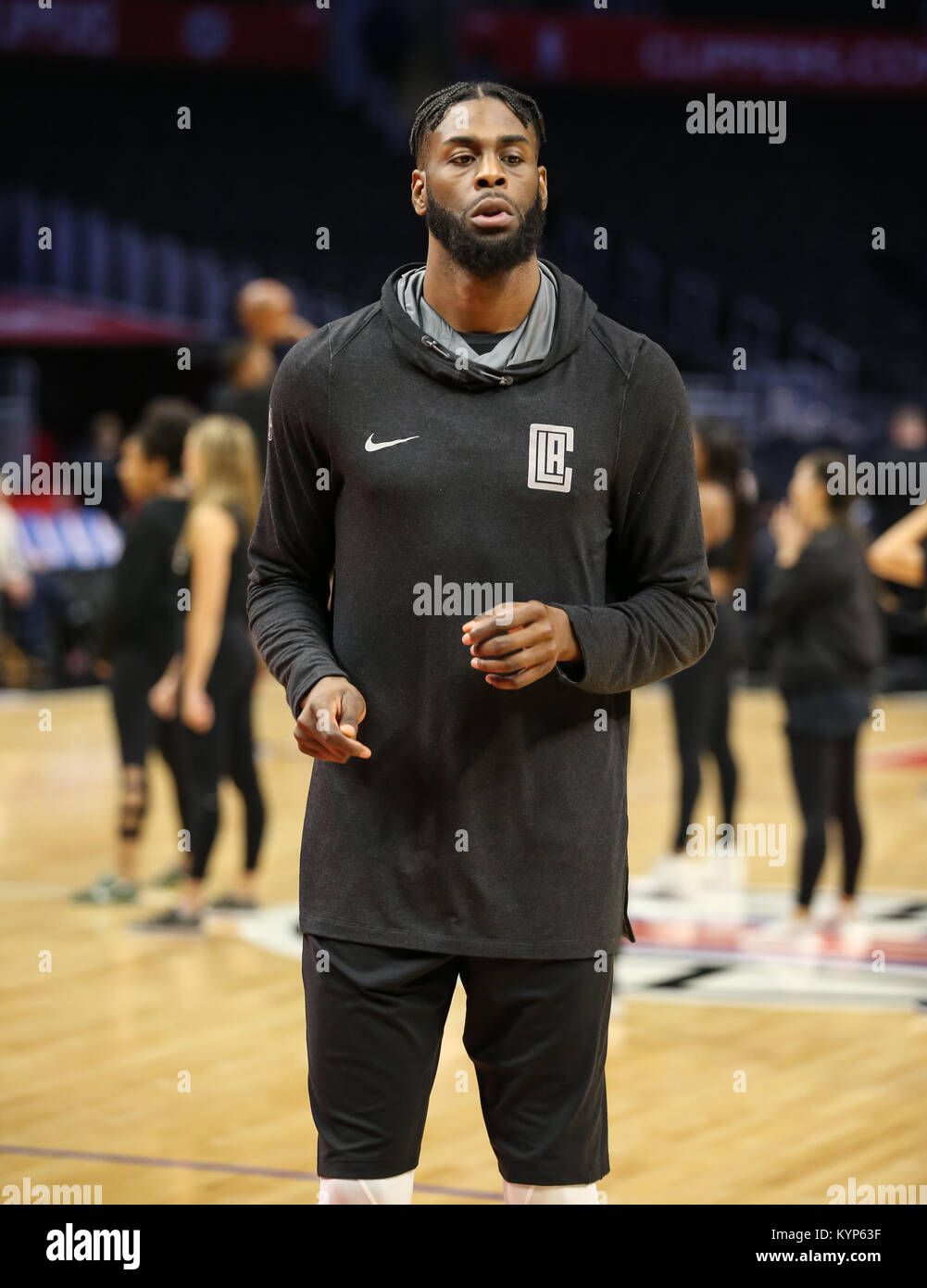 Los Angeles, CA, USA. 15th Jan, 2018. LA Clippers center Willie Reed ...