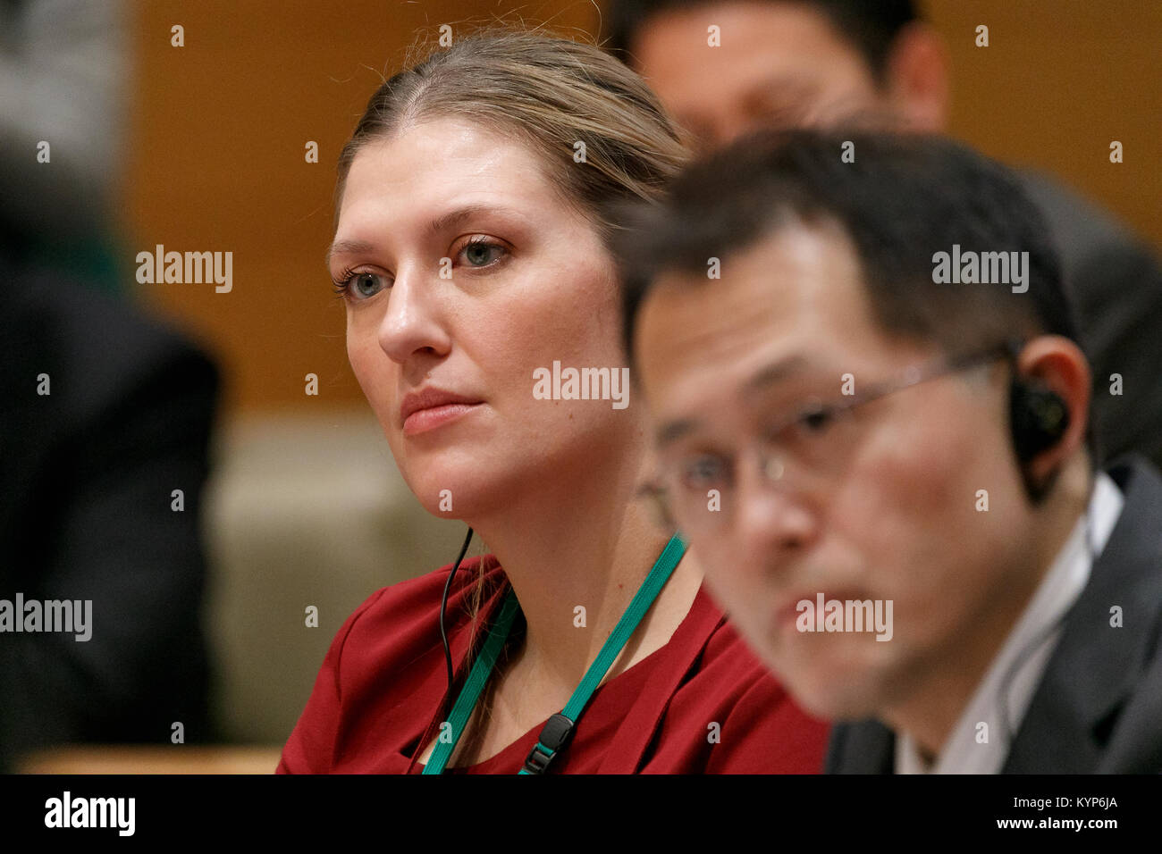 Tokyo, Japan. 16th Jan, 2018. Beatrice Fihn, the leader of ICAN ...