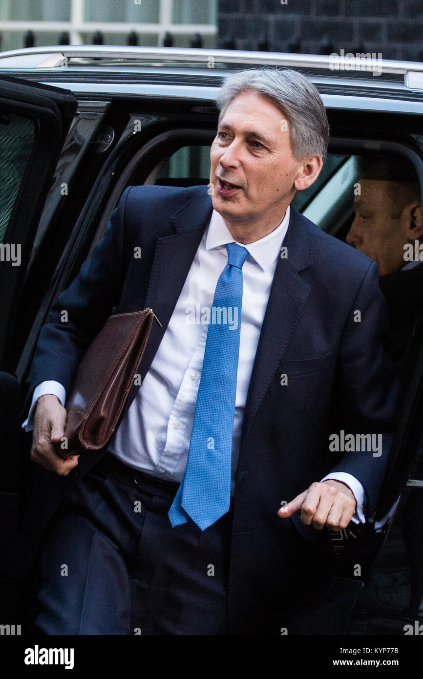 London, UK. 16th Jan, 2018. Philip Hammond MP, Chancellor of the ...