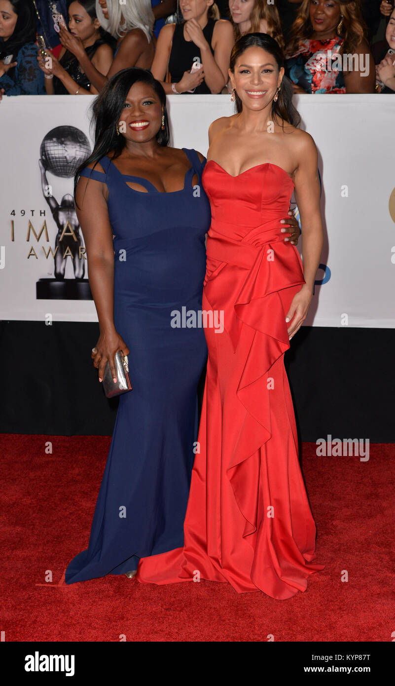 Pasadena, Ca. 15th Jan, 2018. Deborah Joy Winans, Merle Dandridge at ...