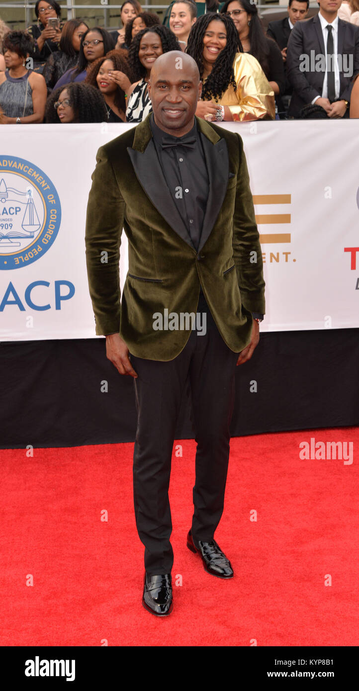Pasadena, Ca. 15th Jan, 2018. Keith Neal at the 49th NAACP Image Awards ...