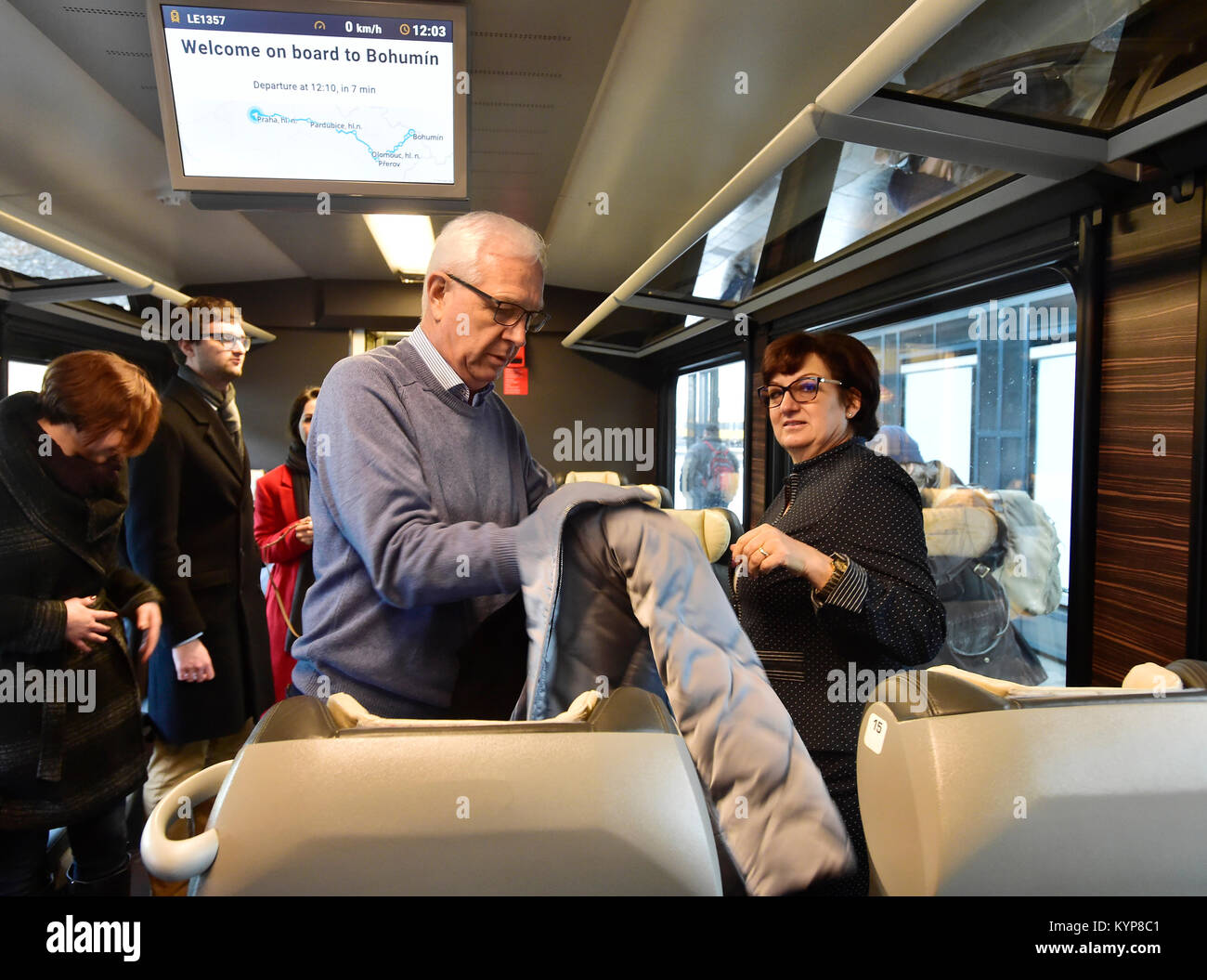 Prague, Czech Republic. 16th Jan, 2018. Presidential candidate Jiri ...