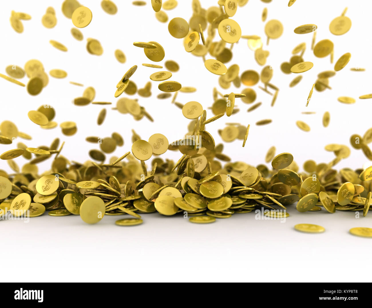 Money rain isolated hi-res stock photography and images - Alamy