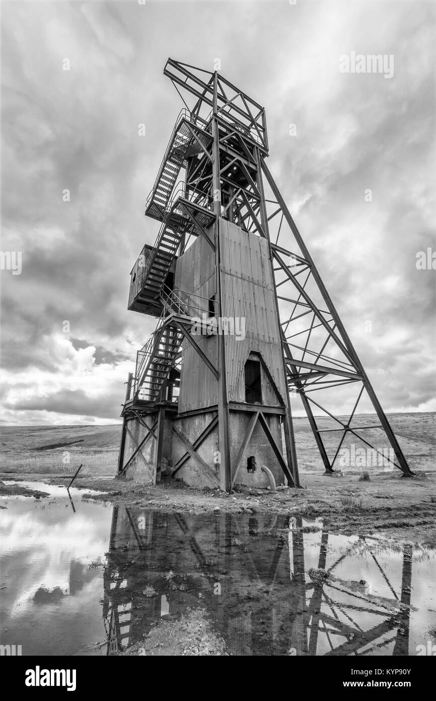County durham mining heritage Black and White Stock Photos & Images - Alamy