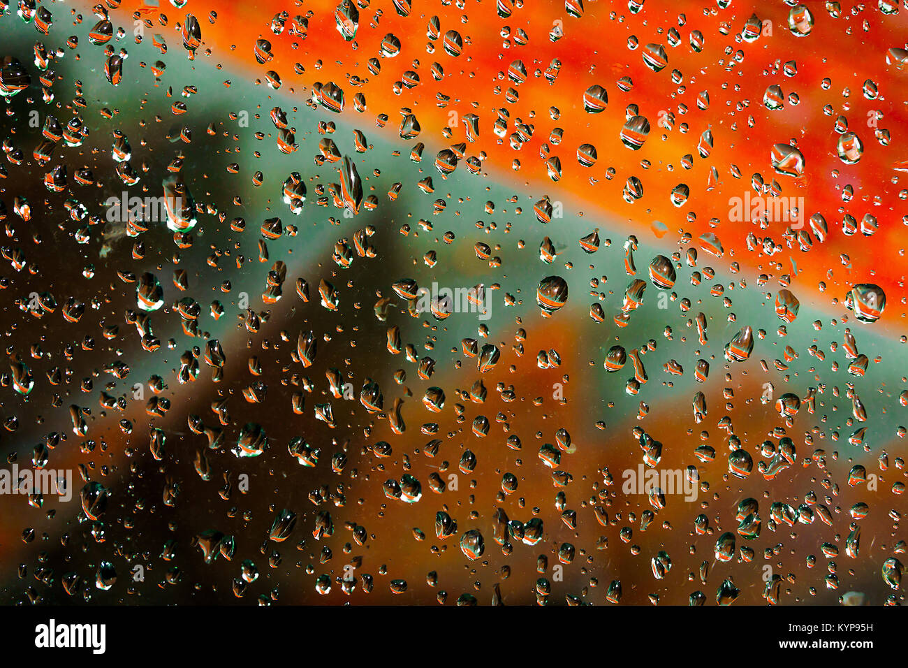 rain drops on a window Stock Photo - Alamy