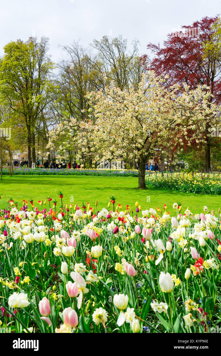 Formal spring garden Stock Photo - Alamy