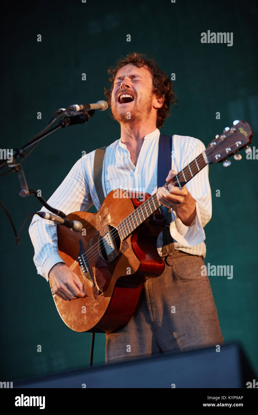 The Irish singer, musician and songwriter Damien Rice performs a live ...