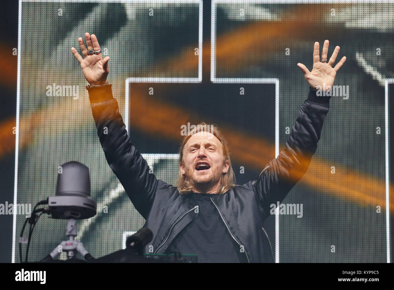 The French DJ, remxier and record producer David Guetta performs a live ...