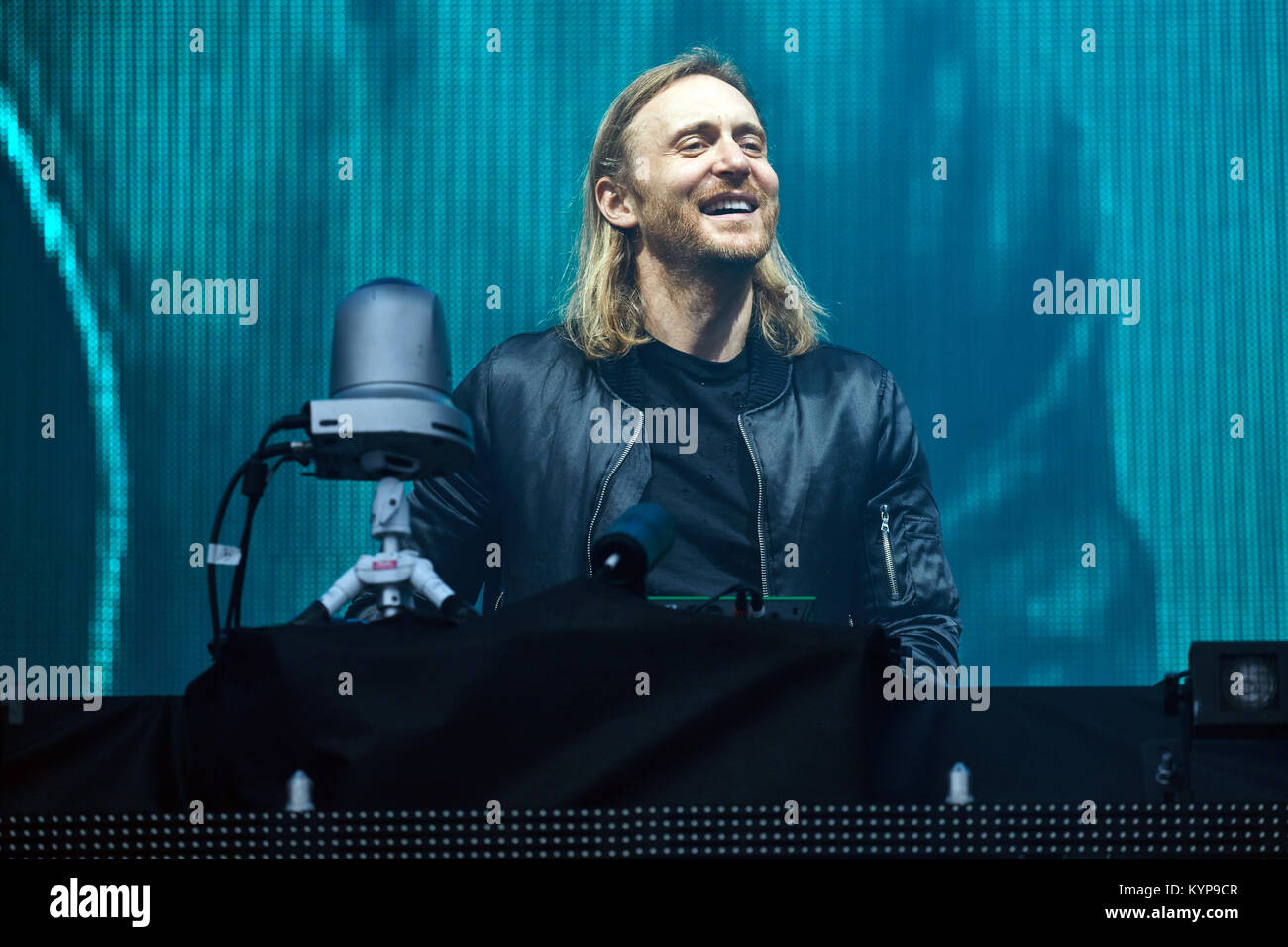 The French DJ, remxier and record producer David Guetta performs a live ...