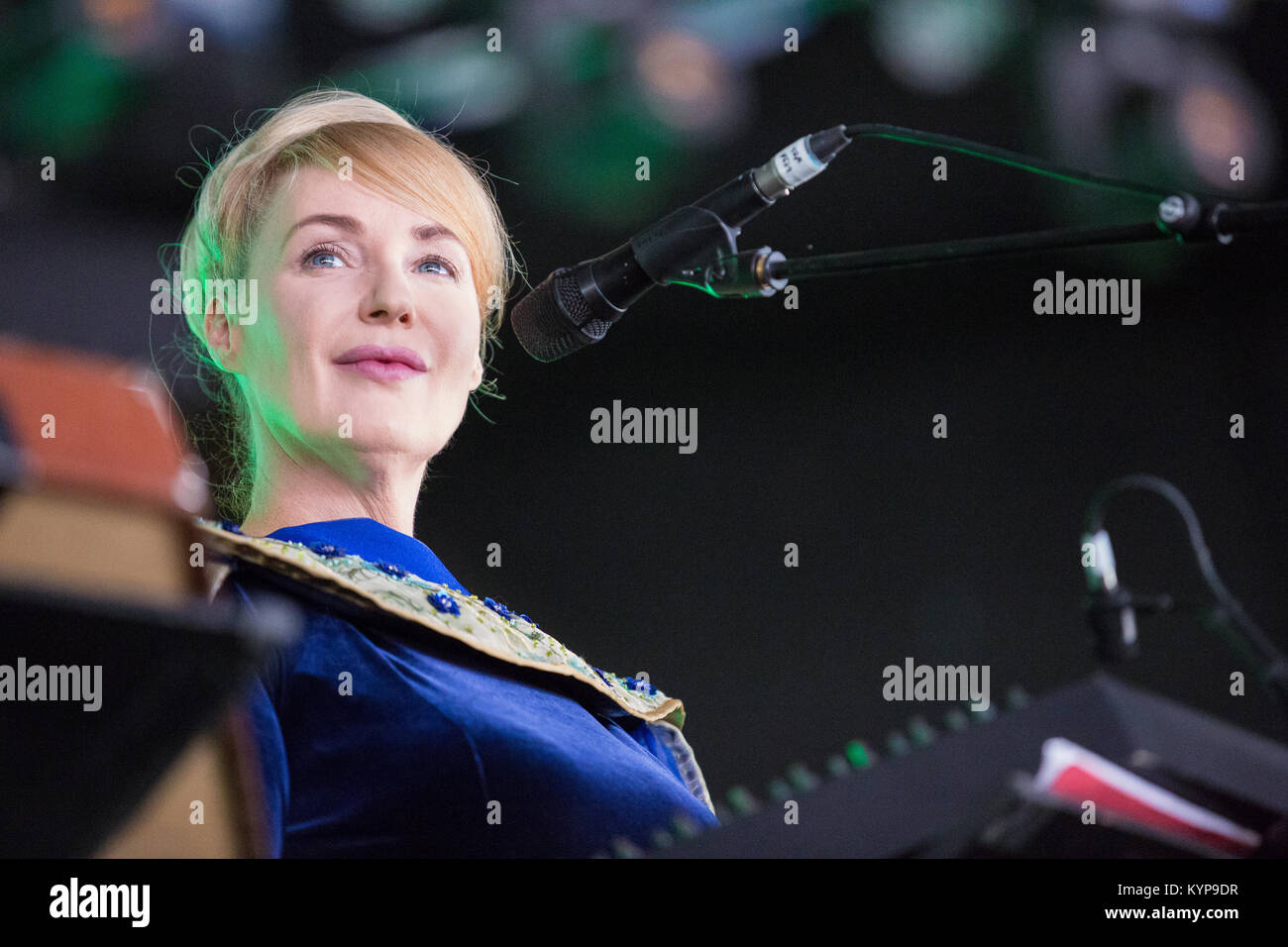 The English-Australian musical project Dead Can Dance performs a live ...